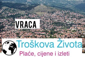 🥇Troškovi života, Cijene i Plaće u podacima grada Vraca, 2024.