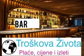 🥇Troškovi života, Cijene i Plaće u podacima grada bar, 2025.